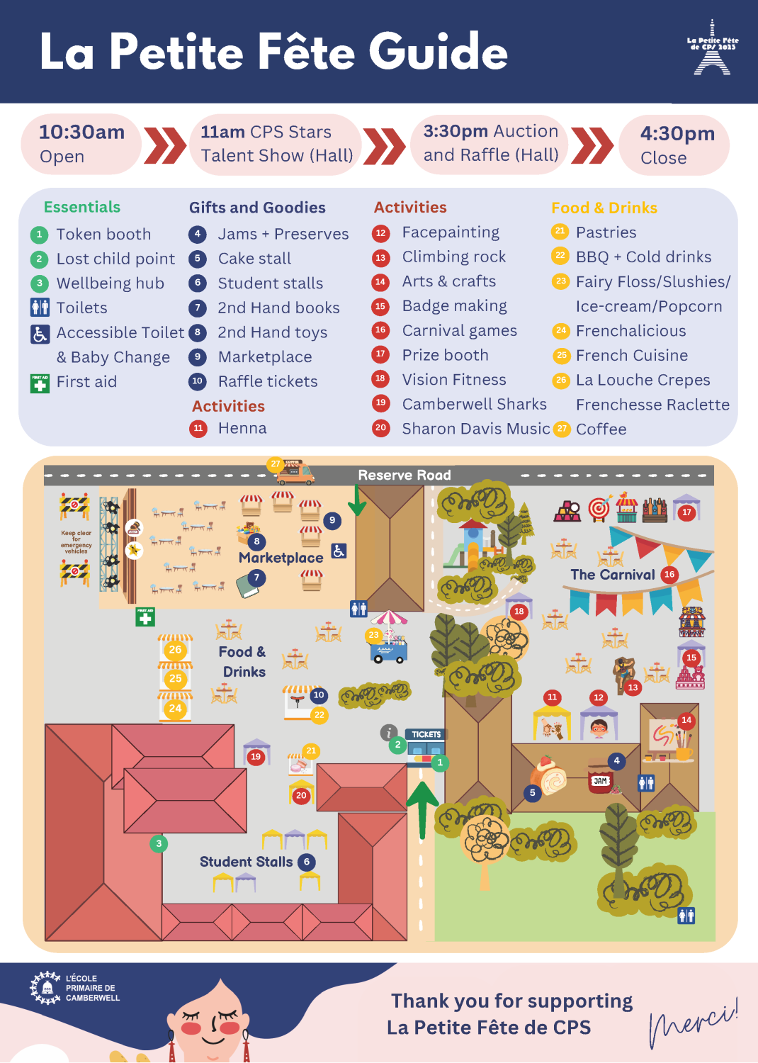 La Petite Fete de CPS guide - Camberwell Primary School